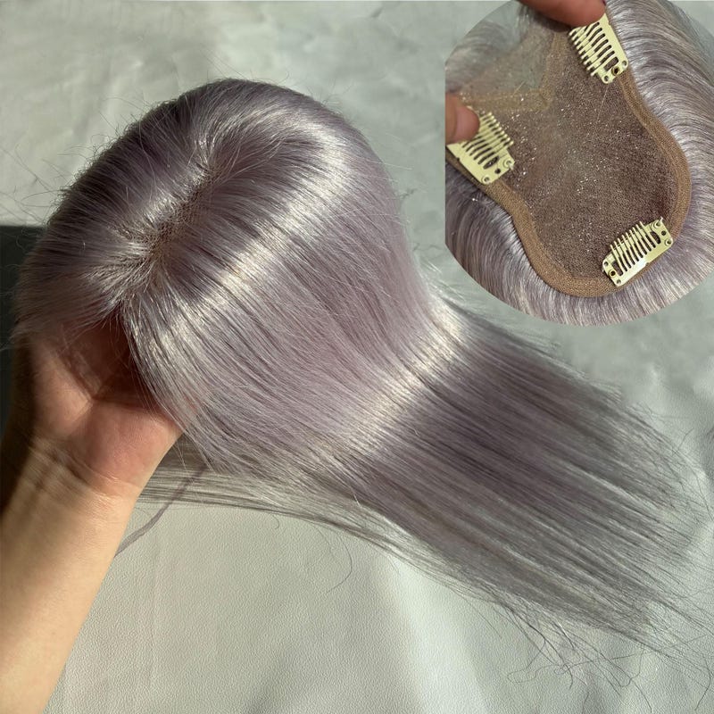 Women Hair Toppers Silver - Etsy