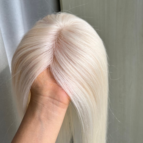 White Hair Topper - Etsy