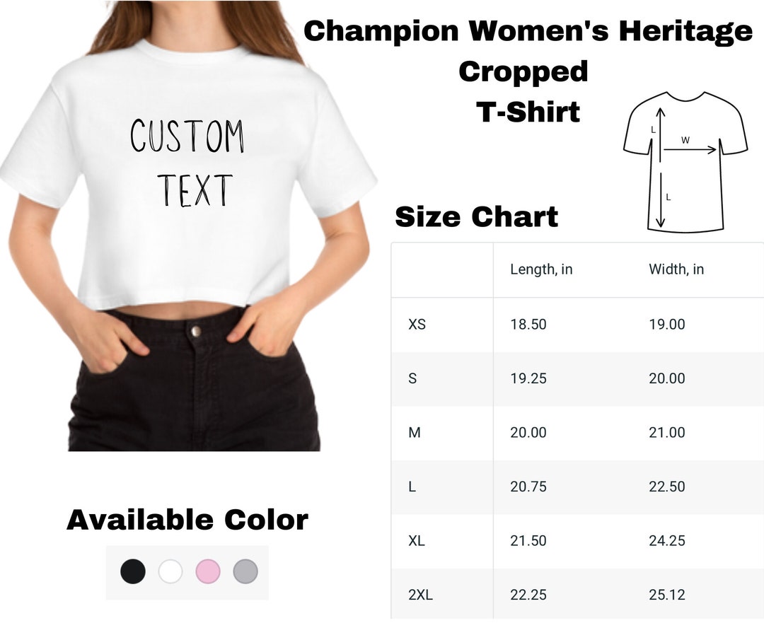 Custom Text Crop Tee, Crop Top, Custom Shirt, Custom T-shirts, Womens ...