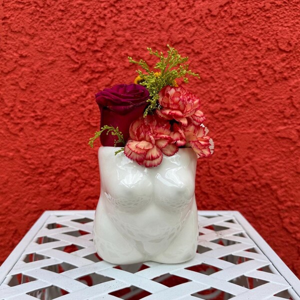 Female Body Planter - Etsy