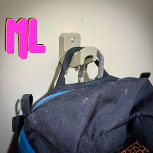 Tactical Assault Pack/backpack Wall Mount - Secure Storage for Military ...