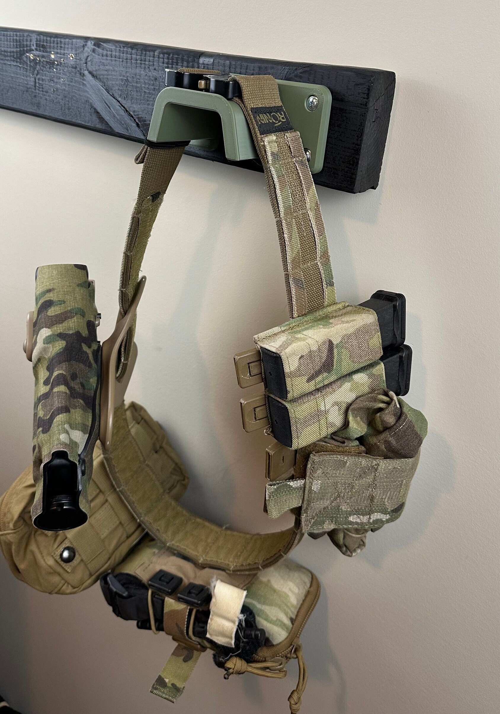 Tactical Range Belt Wall Mount - Organize Your Gear in Style - Etsy