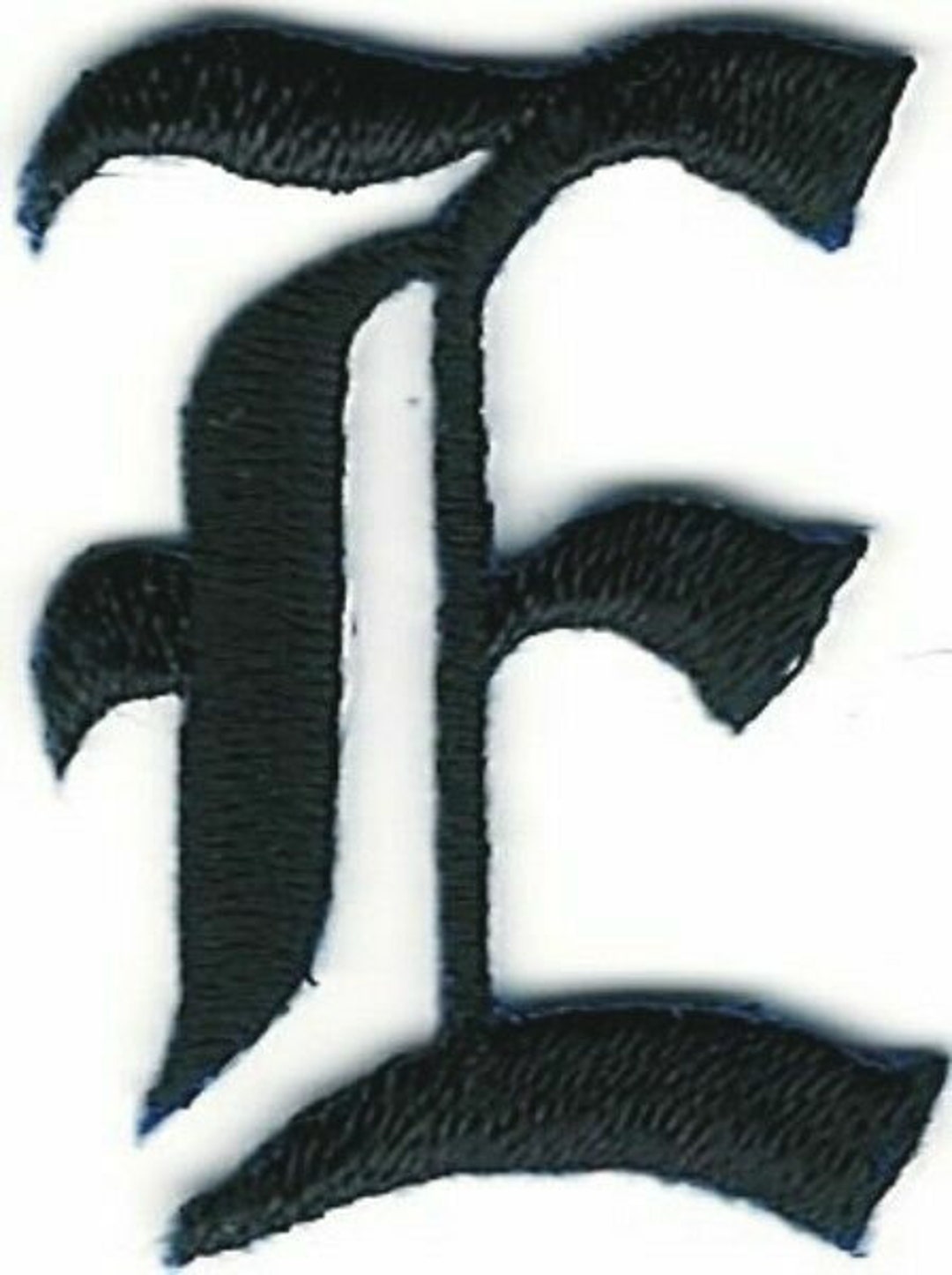 1 1/8 Fancy Black Old English Alphabet Letter E - Etsy