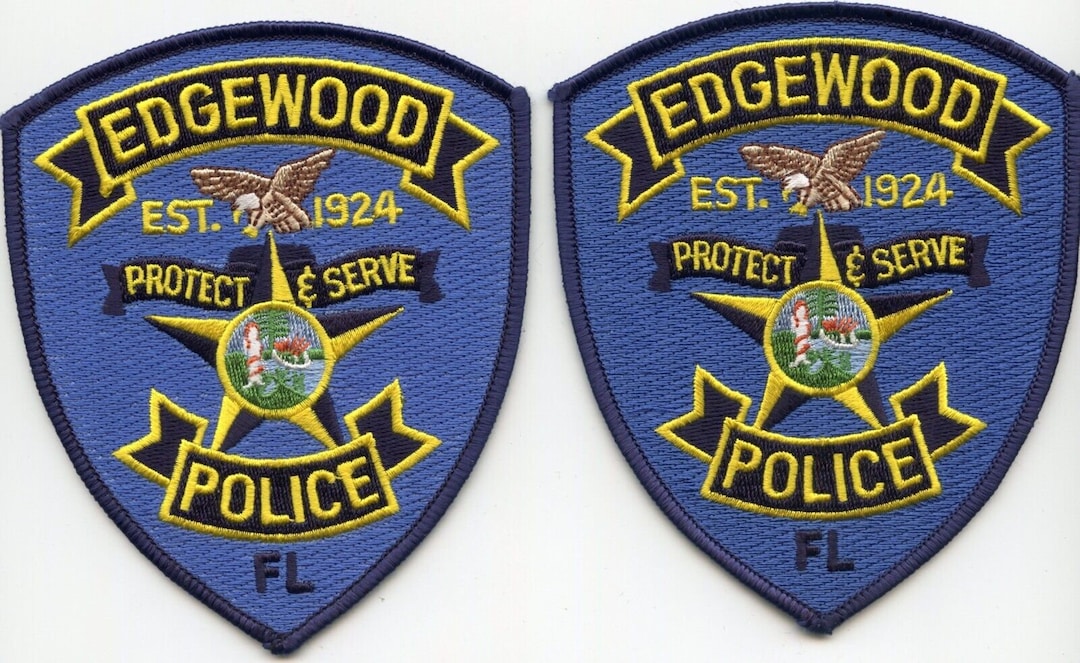 Edgewood Florida 2 Police Patches Police Patch - Etsy