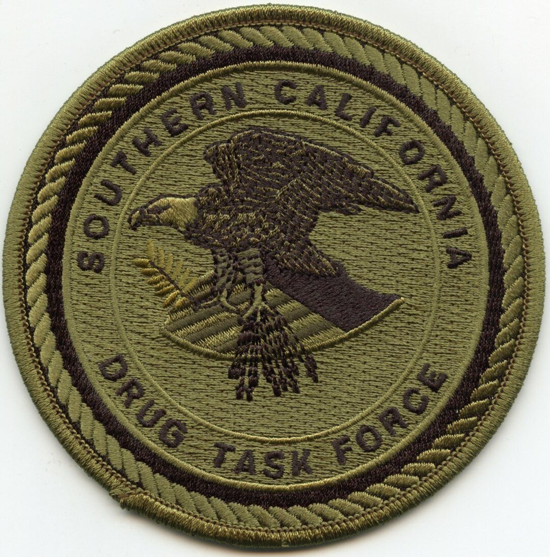 Dea Southern California Drug Task Force Subdued Green Narcotics Police ...