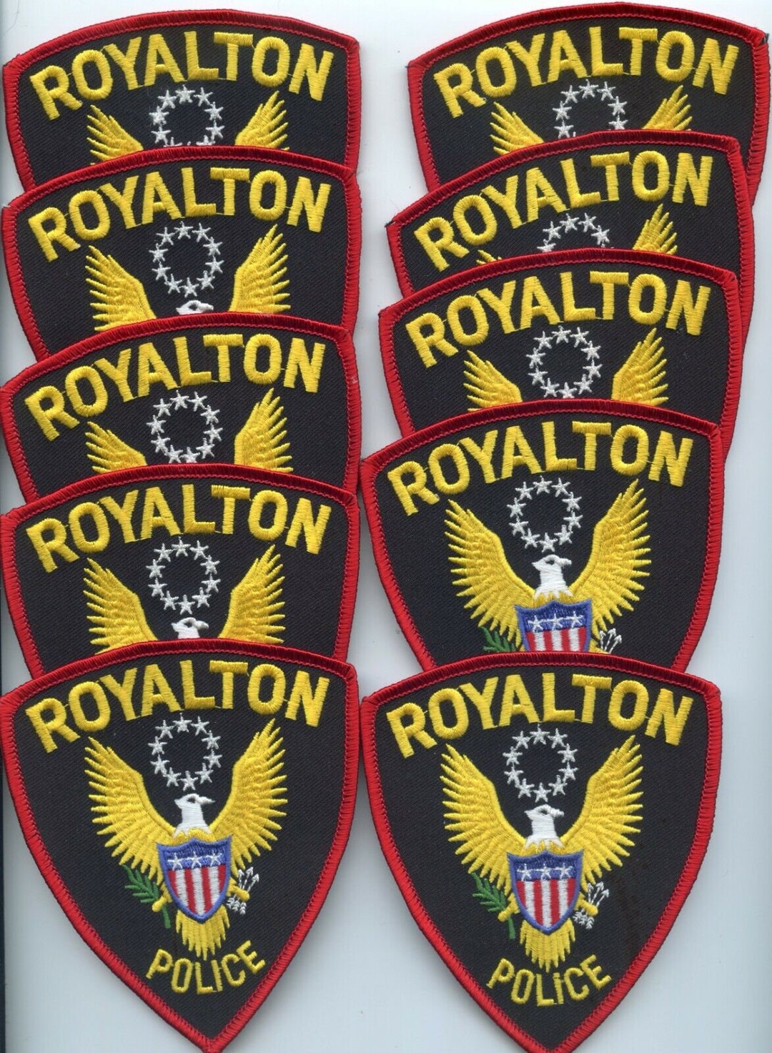 Royalton Pennsylvania Patch Lot Trade Stock 10 Police Patches Police ...