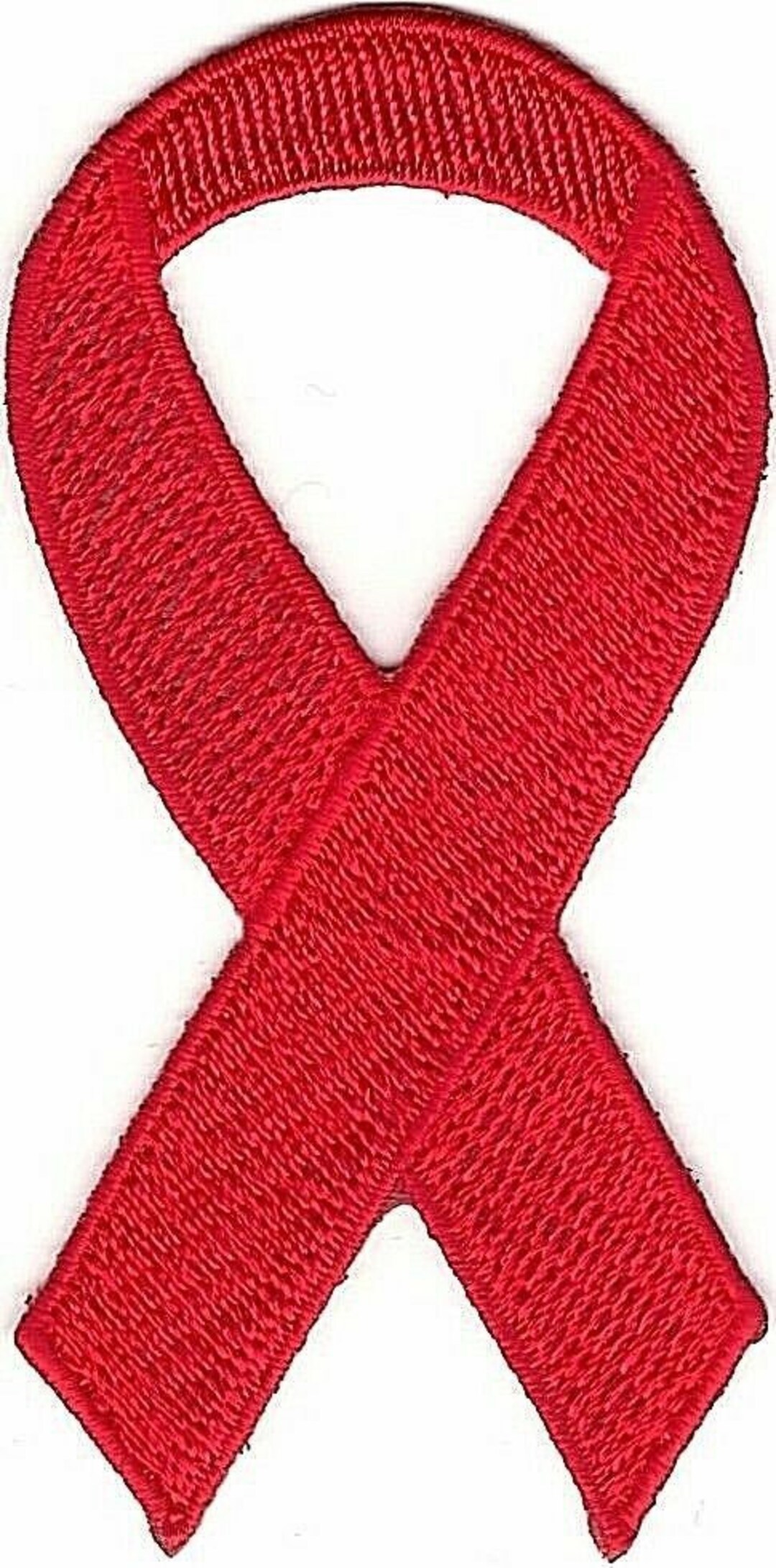 Aids Awareness Red Ribbon Embroidered Iron on Sew on Patch - Etsy