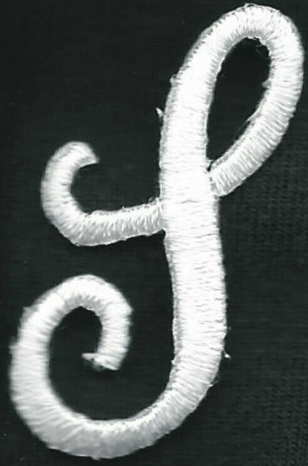 1 1/8 Fancy White Script Cursive Alphabet Letter S - Etsy