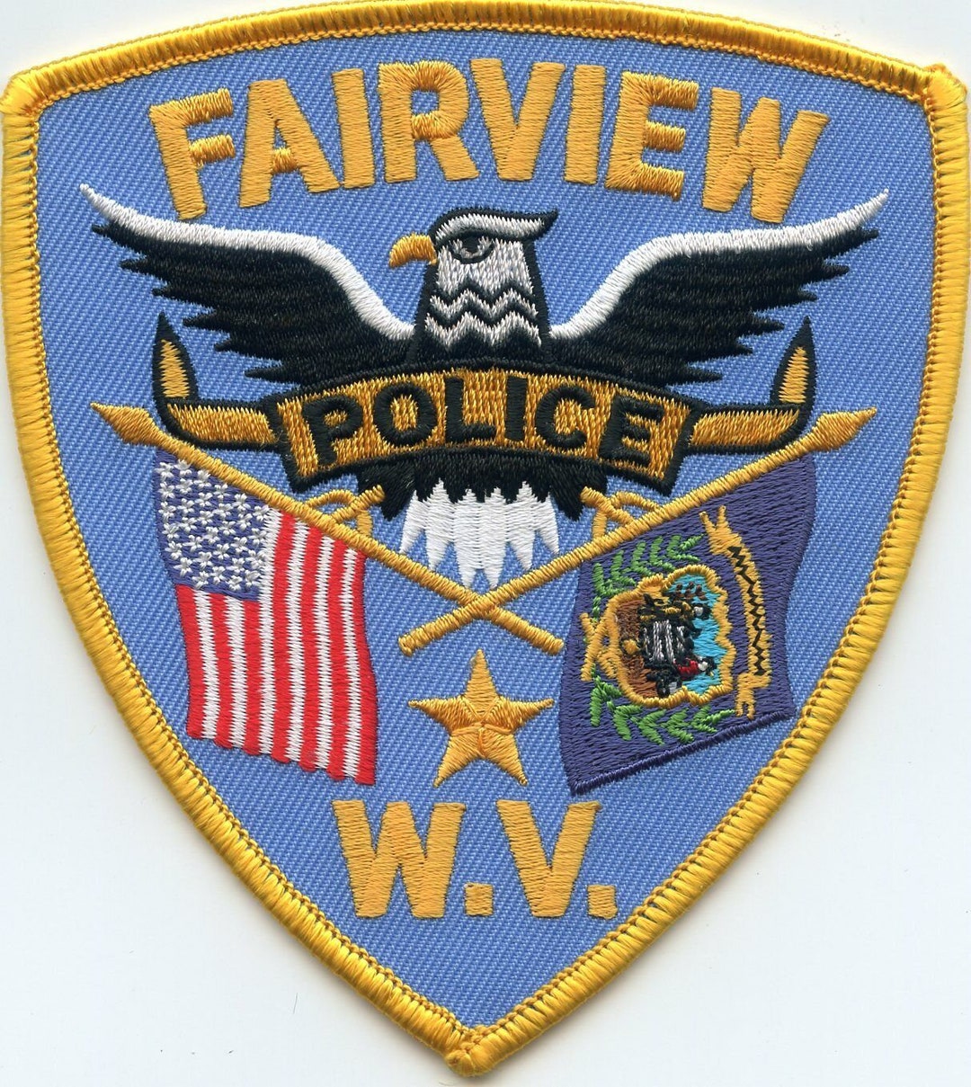 Fairview West Virginia Wv Police Patch - Etsy