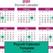 Payroll Calendar Template-excel Download-printable - Etsy