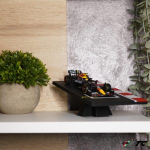 Formula 1 1:43 Model Car on Track Display Stand - Sergio Perez - Etsy