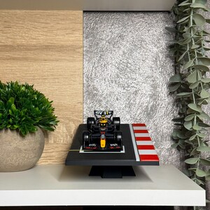 Formula 1 1:43 Model Car on Track Display Stand - Sergio Perez - Etsy