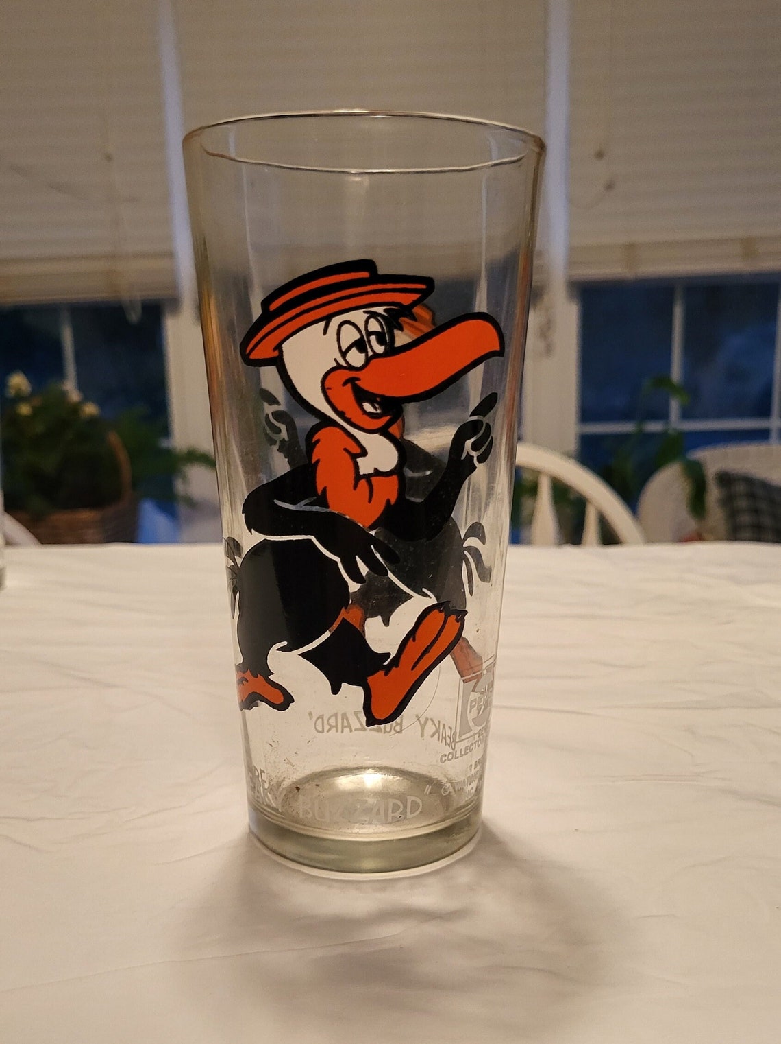 Becky Buzzard Cartoon Character Glass - Etsy