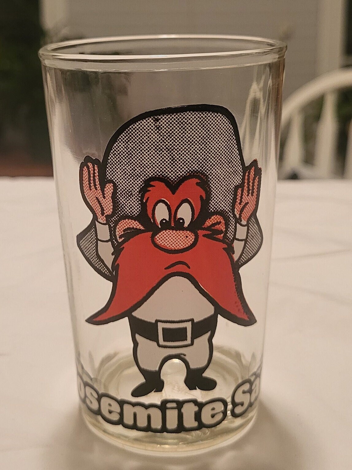 The Small 1970s Yosimite Sam Glass - Etsy