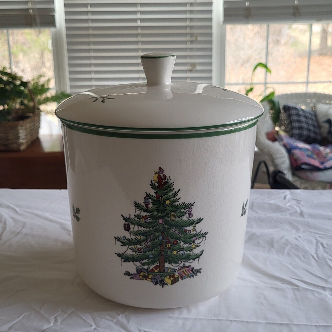 Spode Christmas Cookie Jar - Etsy
