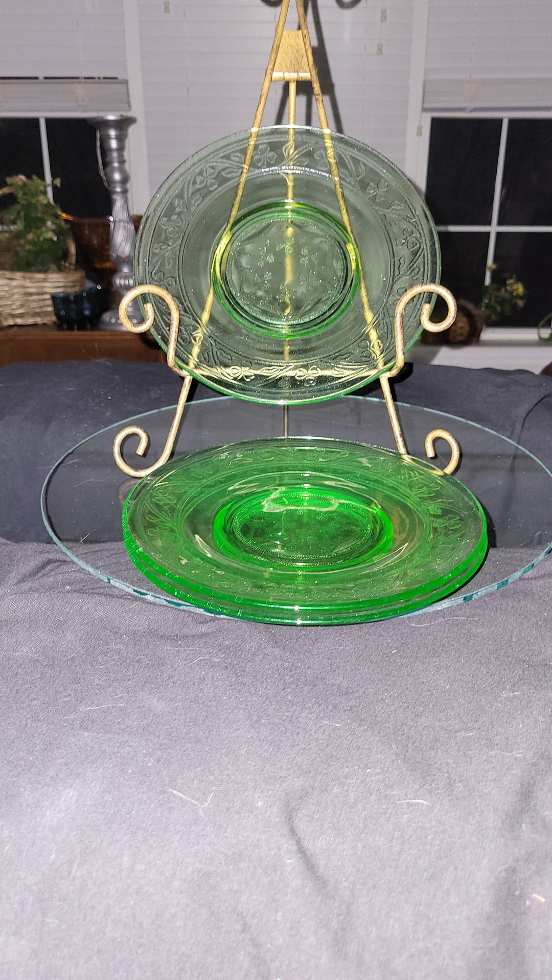 Vintage Clover Leaf Plate - Etsy