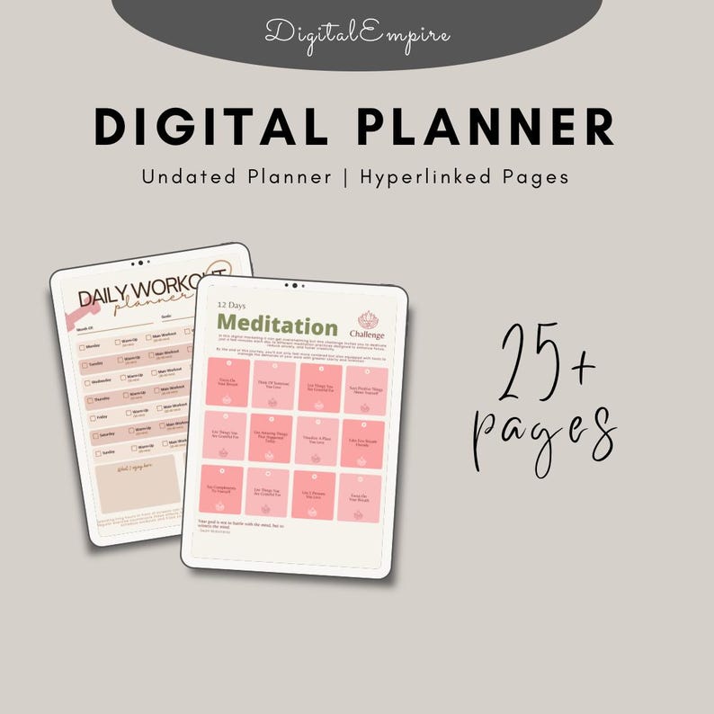Self-care Planner | Daily Wellness & Goal Tracker for Personal Growth ...