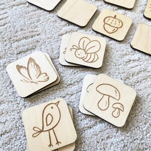Wooden Memory Game Child Gift Kids Memory Game Montessori Games Kids ...