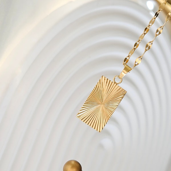 Rectangle Pendant - Etsy