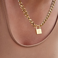 Lock Necklace - Etsy