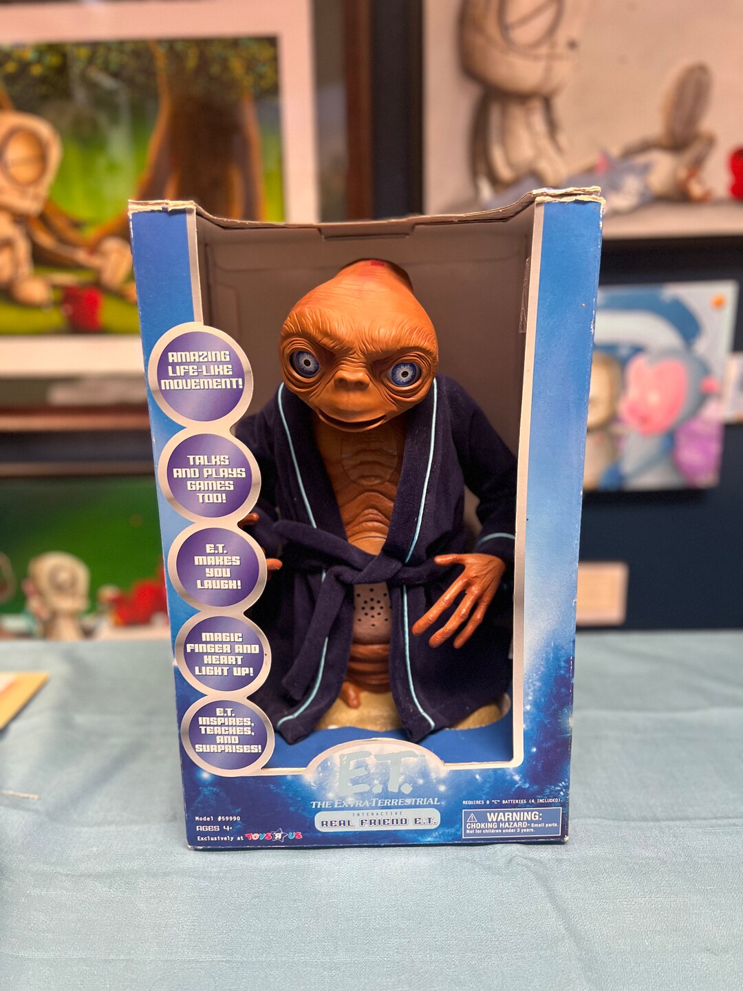 E.T. Interactive Real Friend 20th Anniversary 2001 Toys-r-us Exclusive ...