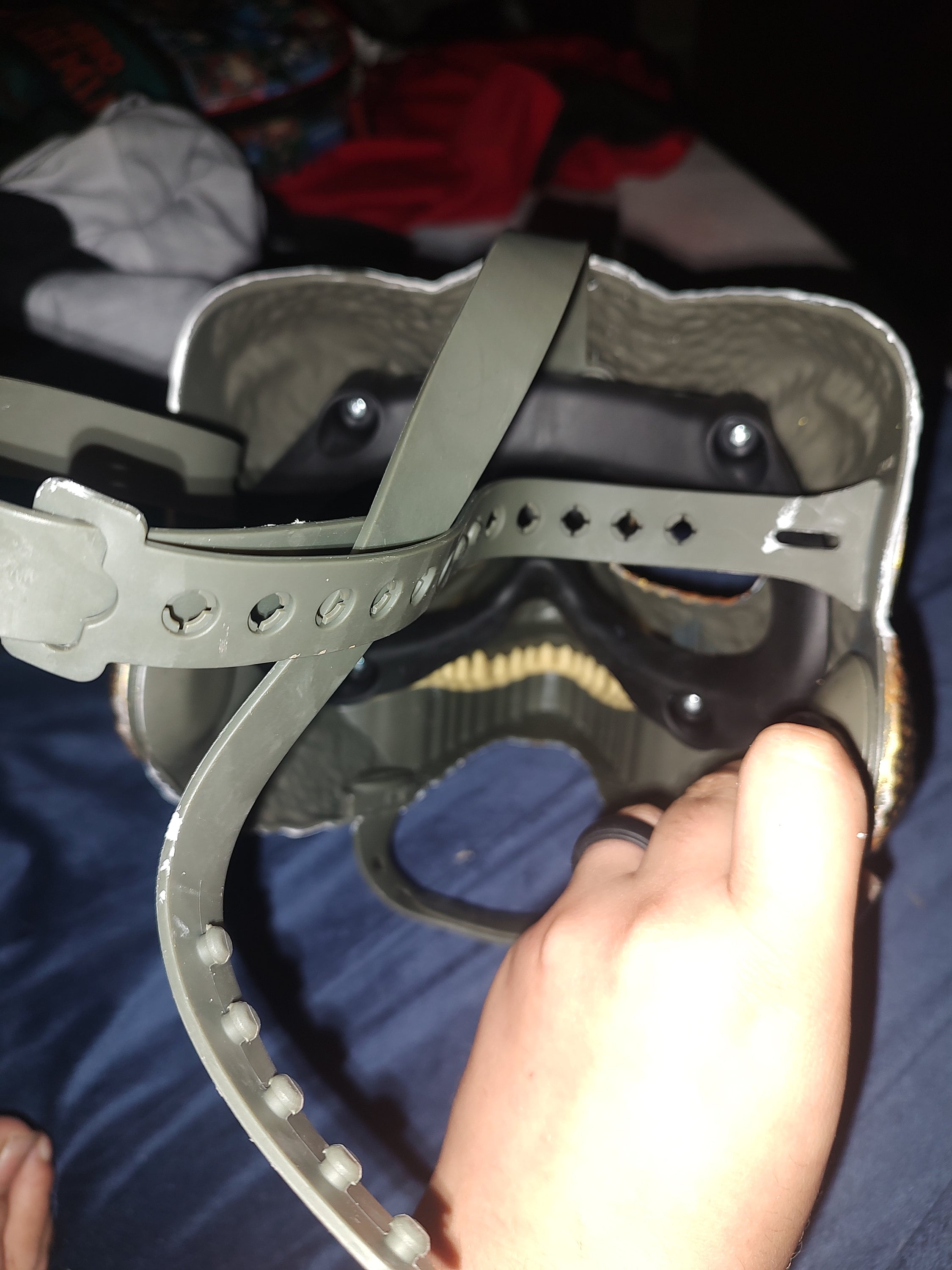 Pre-painted Raptor Dino Mask and Tail - Etsy