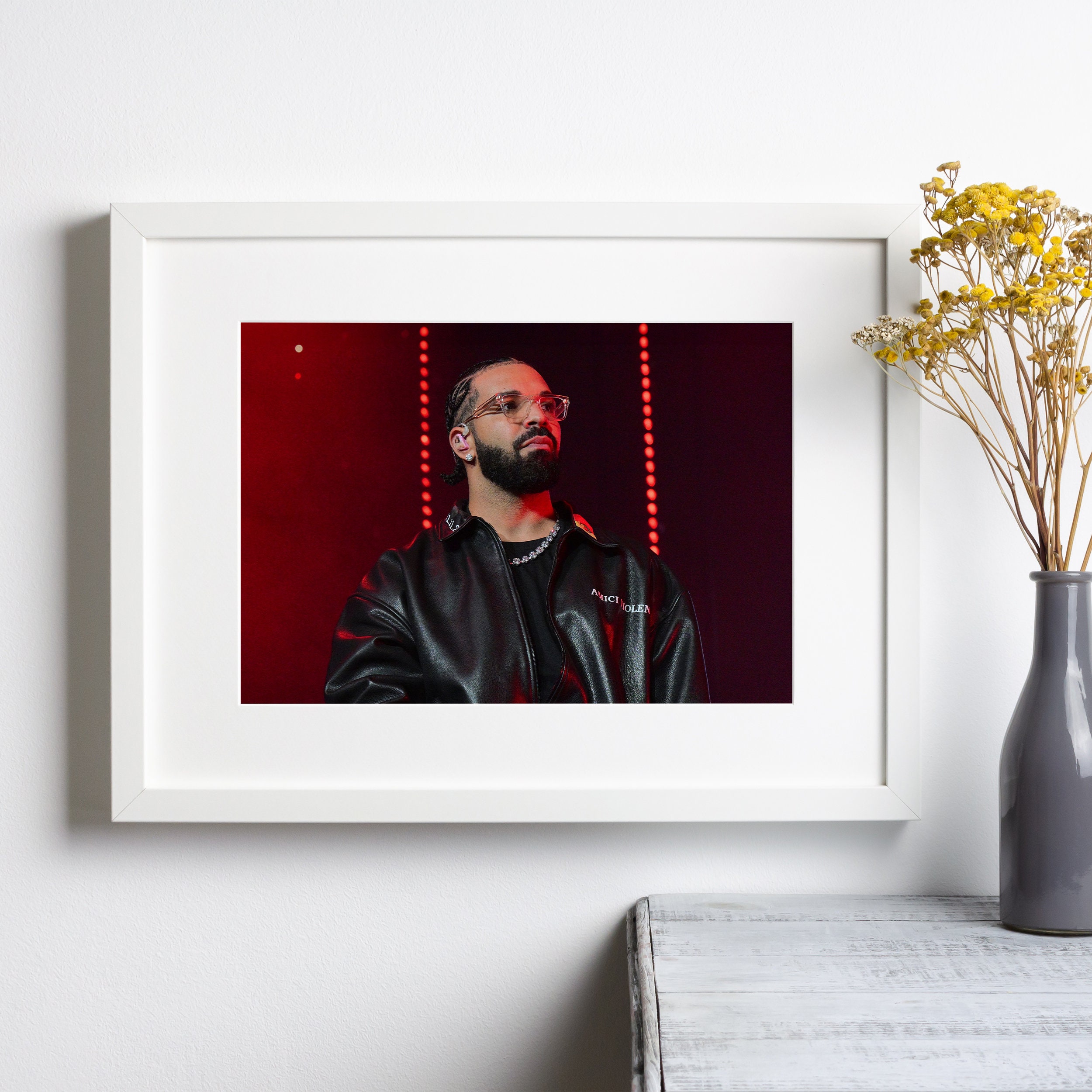 Drake Posters / Drake Black and White Wall Art, Music Poster, Home ...