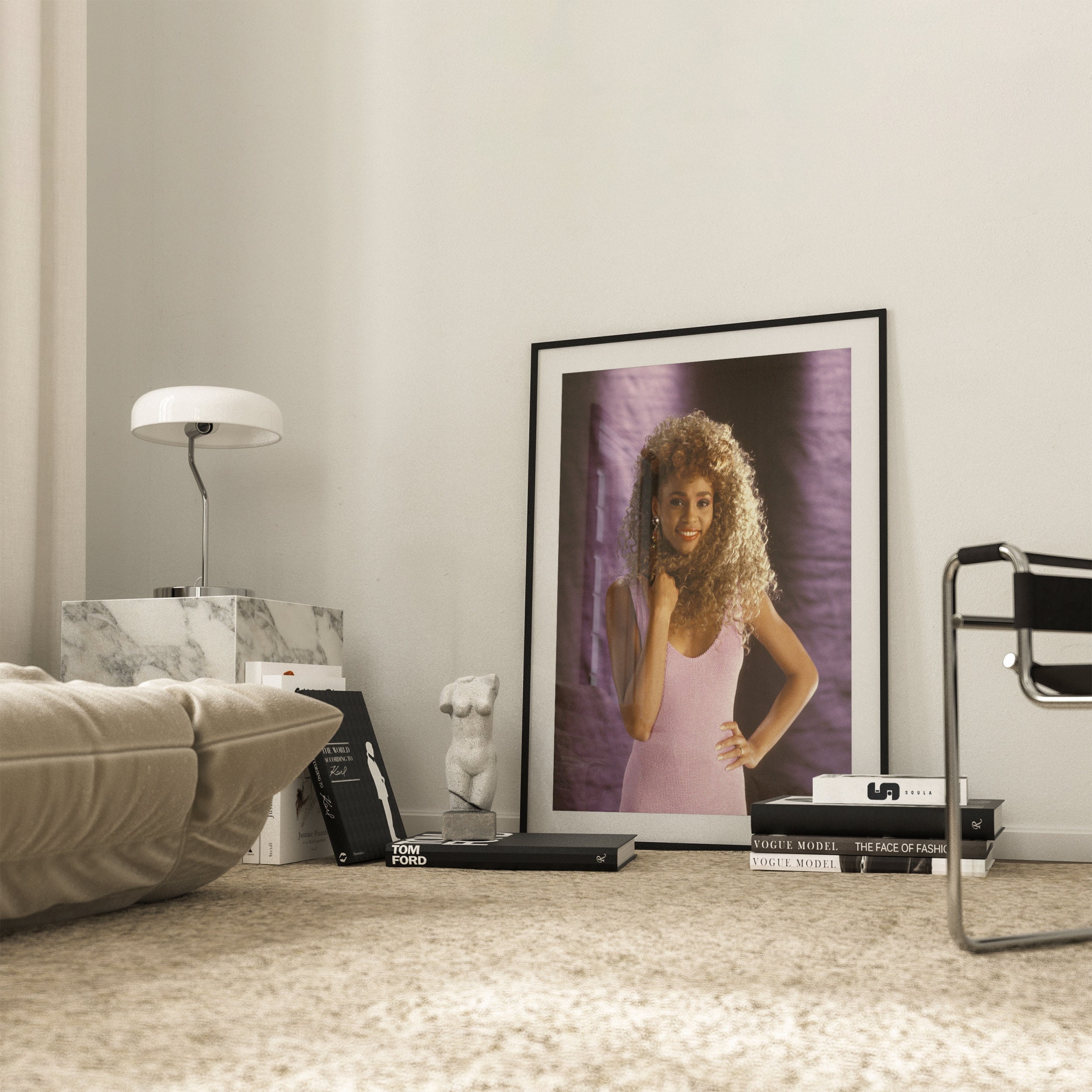 Whitney Houston Posters / Whitney Houston Black and White Wall - Etsy