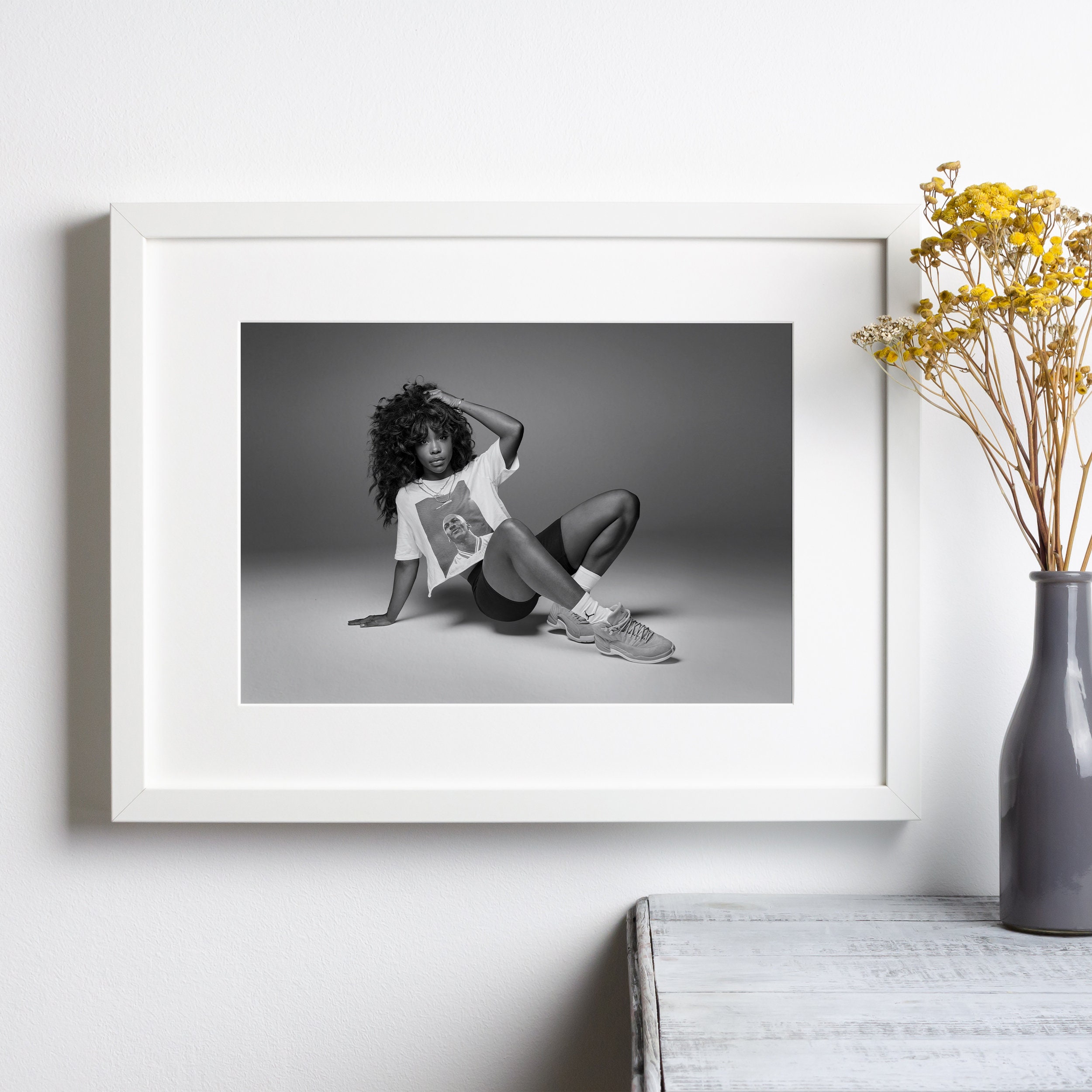 SZA Posters / SZA Black and White Wall Art, Magazine Posters, Album ...