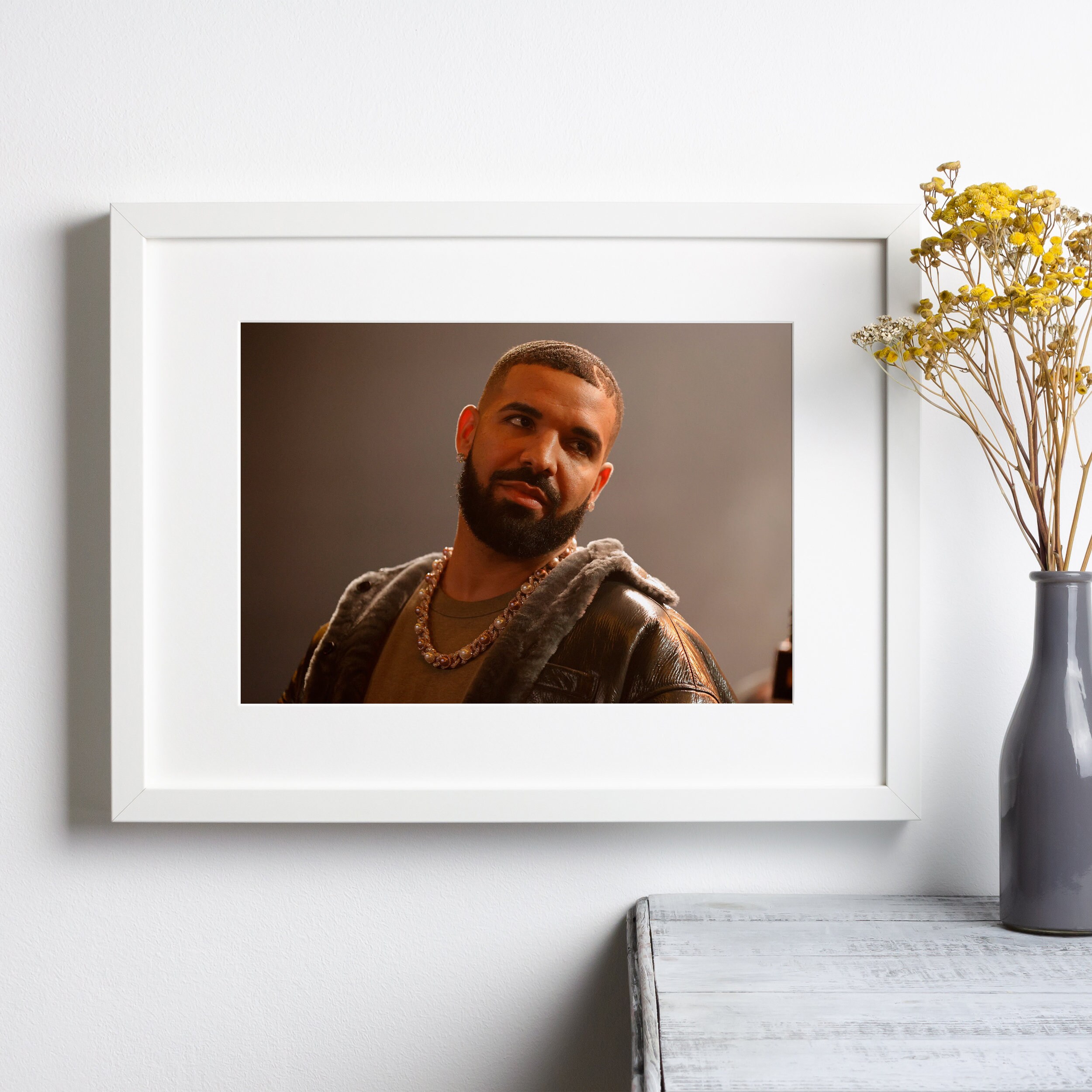 Drake Posters / Drake Black and White Wall Art, Music Poster, Home ...