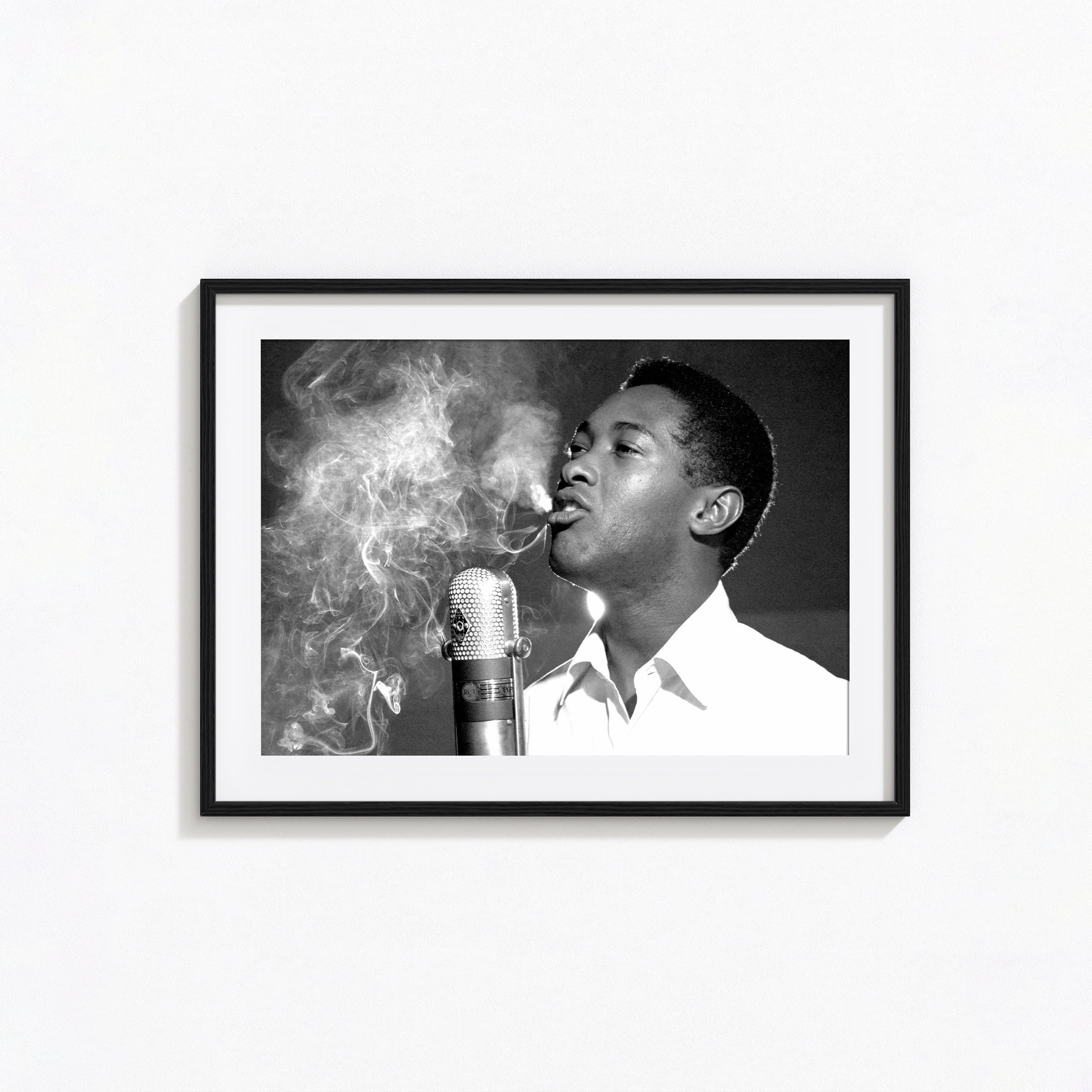 Sam Cooke Posters / Sam Cooke Black and White Wall Art, Album Cover ...
