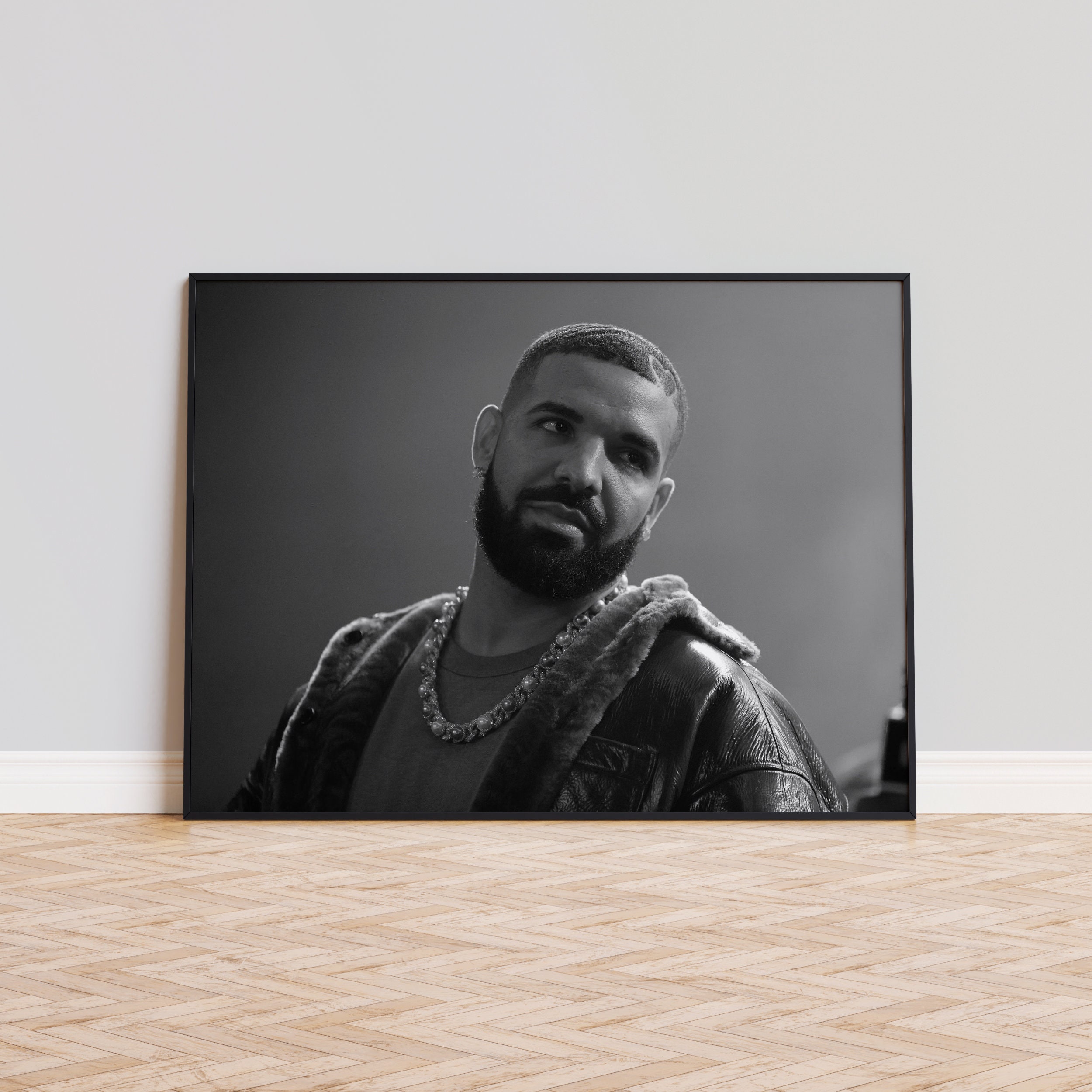 Drake Posters / Drake Black and White Wall Art, Music Poster, Home ...