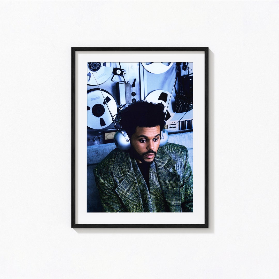 The Weeknd Posters / the Weeknd Black and White Wall Art, Music Poster ...