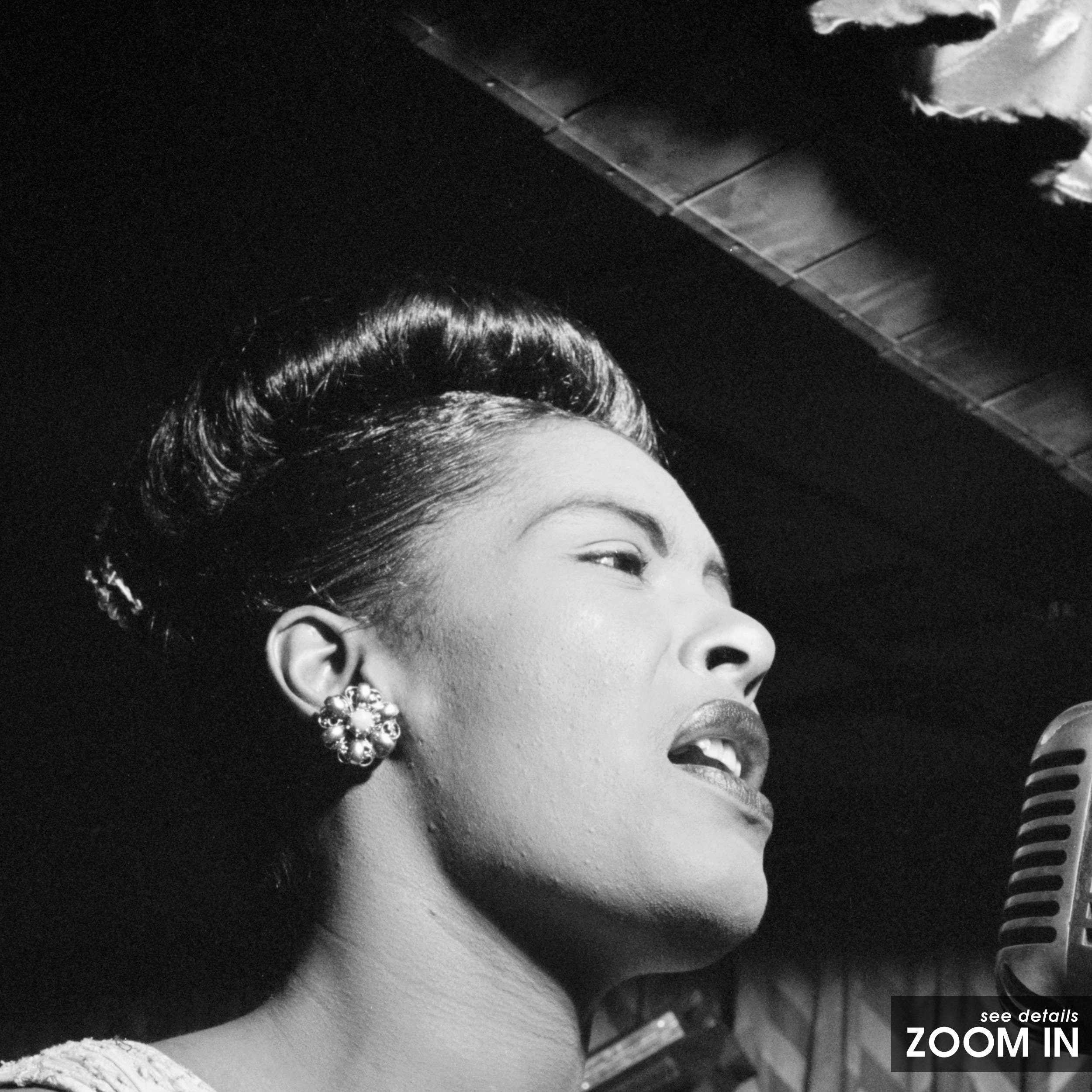 Billie Holiday Posters / Billie Holiday Black and White Wall Art,album ...