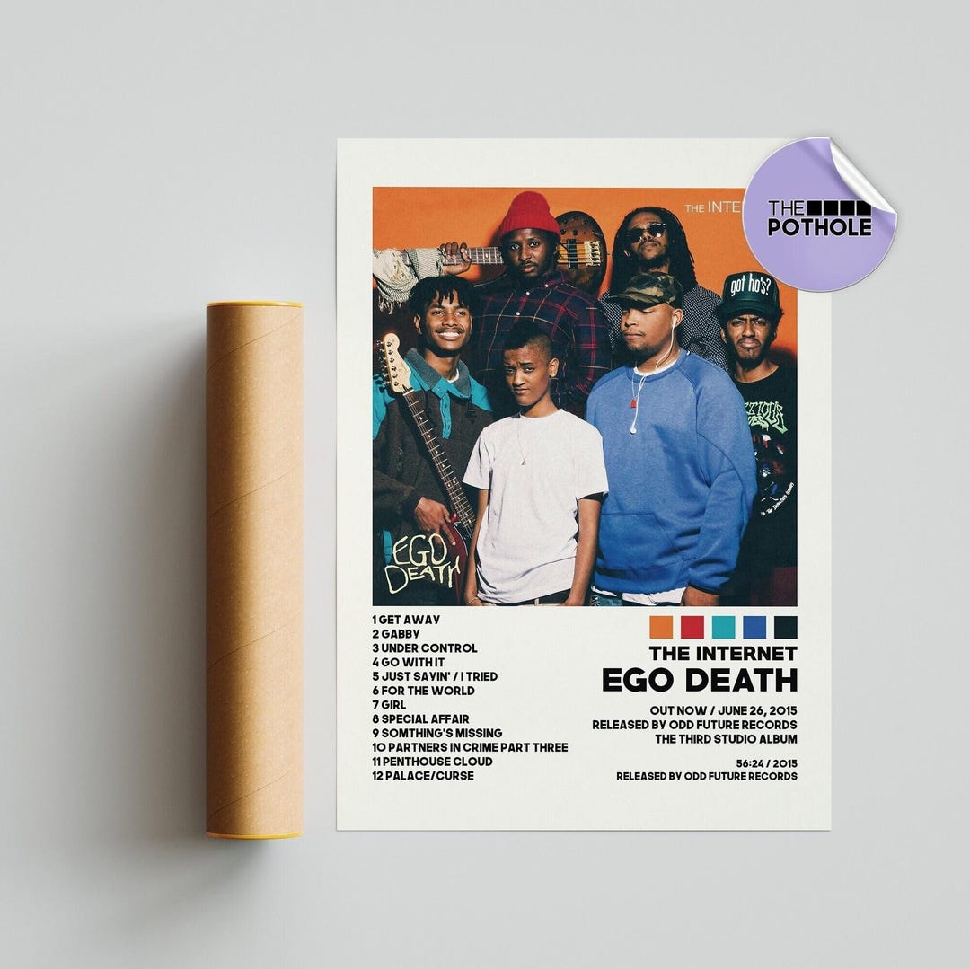 The Internet Posters / Ego Death Poster / Tracklist Album Cover Poster ...