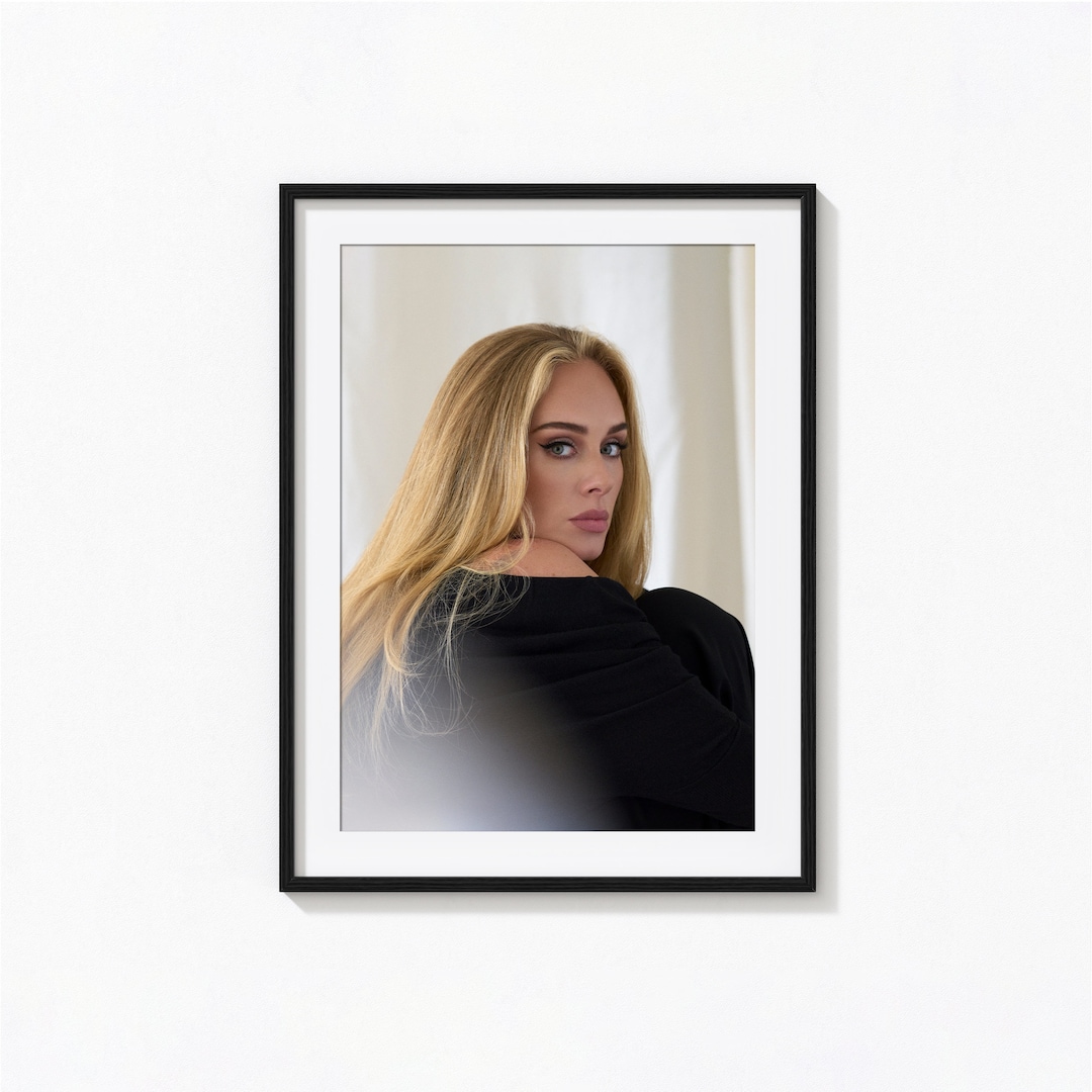Adele Posters / Adele Black and White Wall Art Album Cover - Etsy