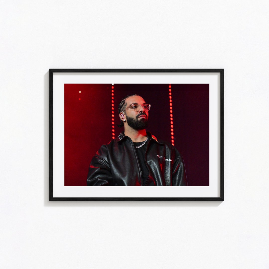Drake Posters / Drake Black and White Wall Art, Music Poster, Home ...