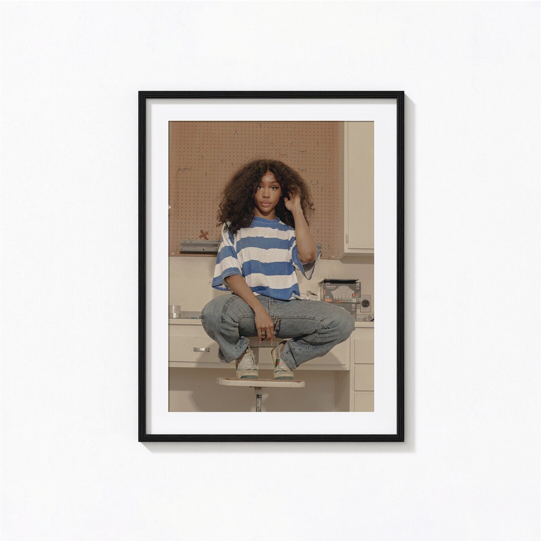 SZA Posters / SZA Black and White Wall Art, Magazine Posters, Album ...