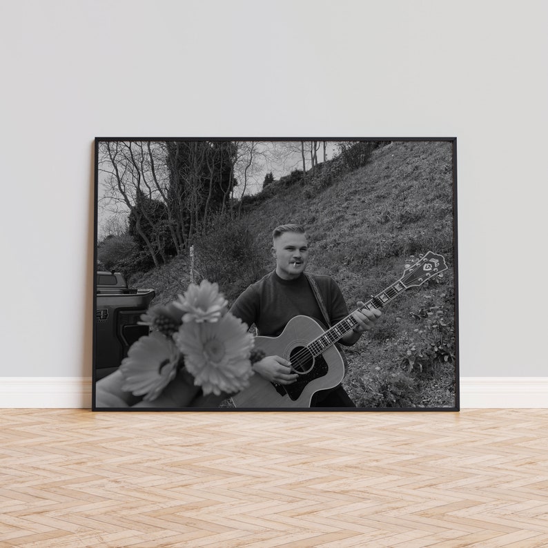 Zach Bryan Posters / Zach Bryan Black and White Wall Art, Album Cover ...