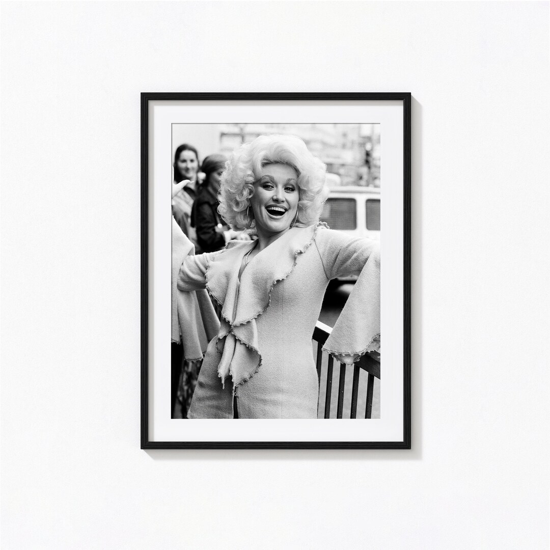 Dolly Parton Posters / Dolly Parton Black and White Wall Art - Etsy