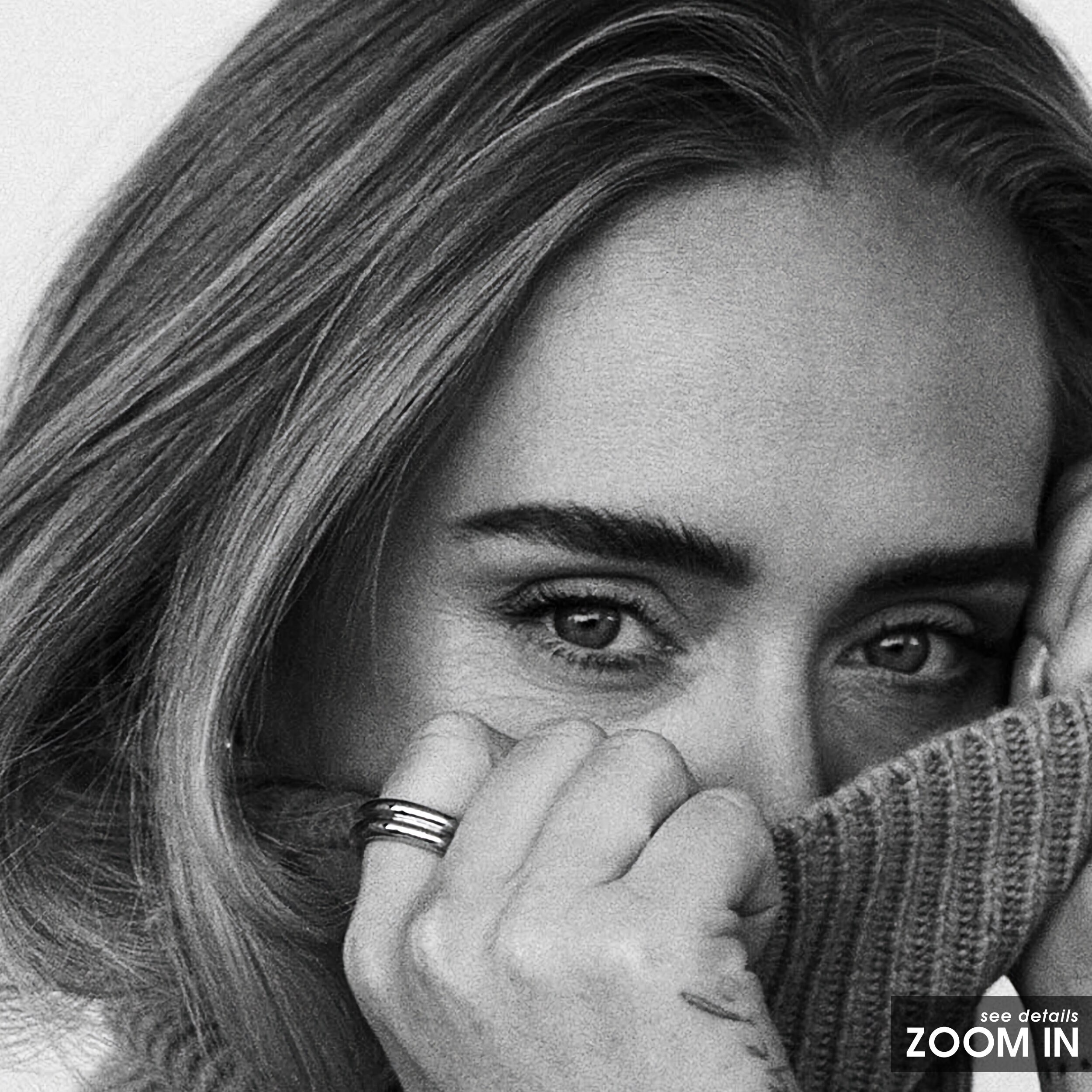 Adele Posters / Adele Black and White Wall Art, Album Cover Poster ...