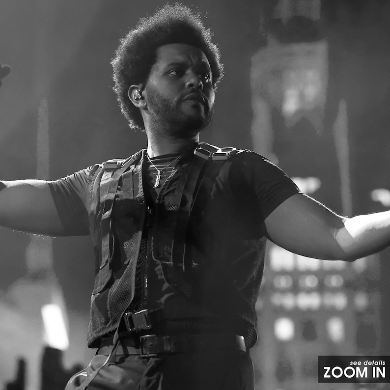 The Weeknd Posters / the Weeknd Black and White Wall Art, Music Poster ...