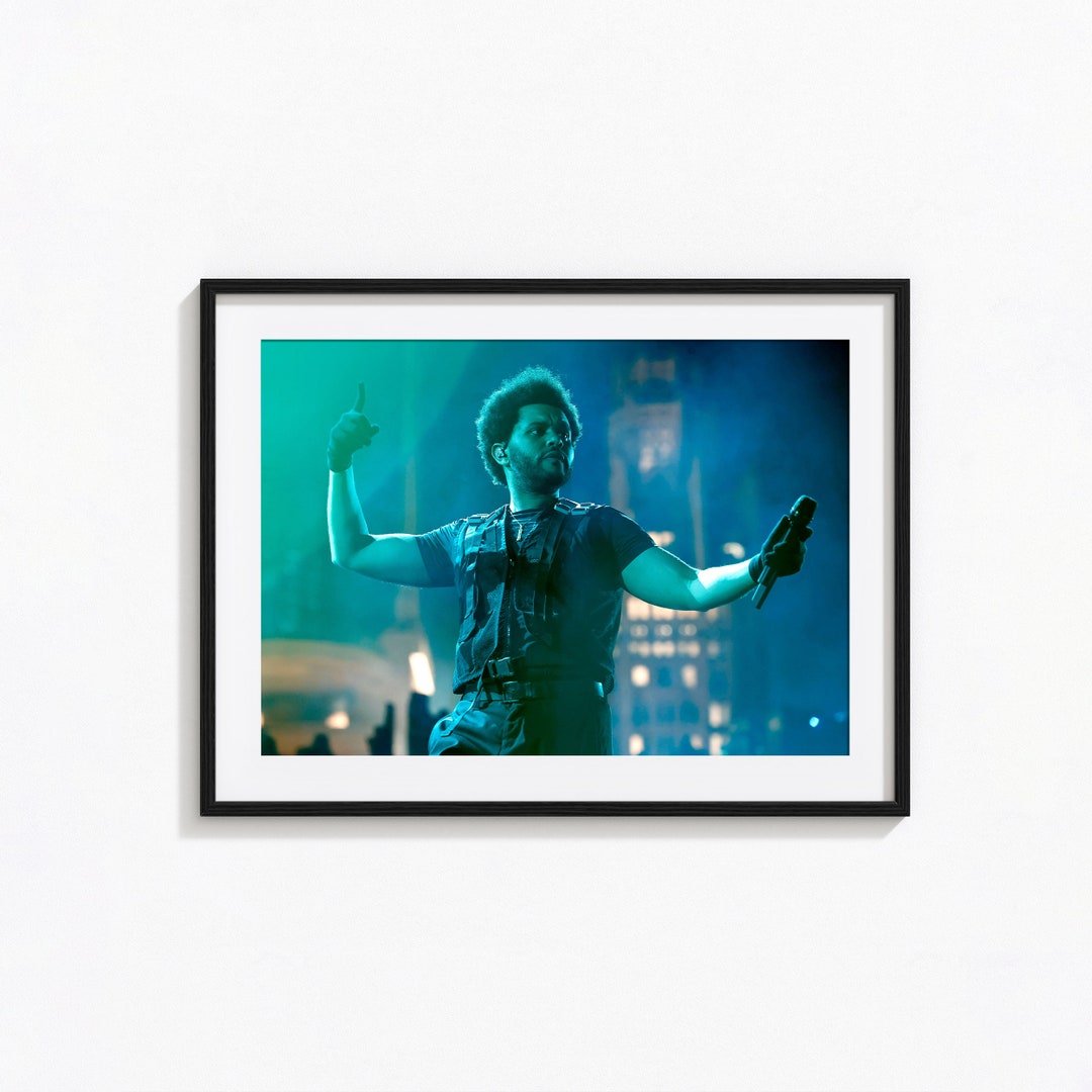 The Weeknd Posters / the Weeknd Black and White Wall Art, Music Poster ...
