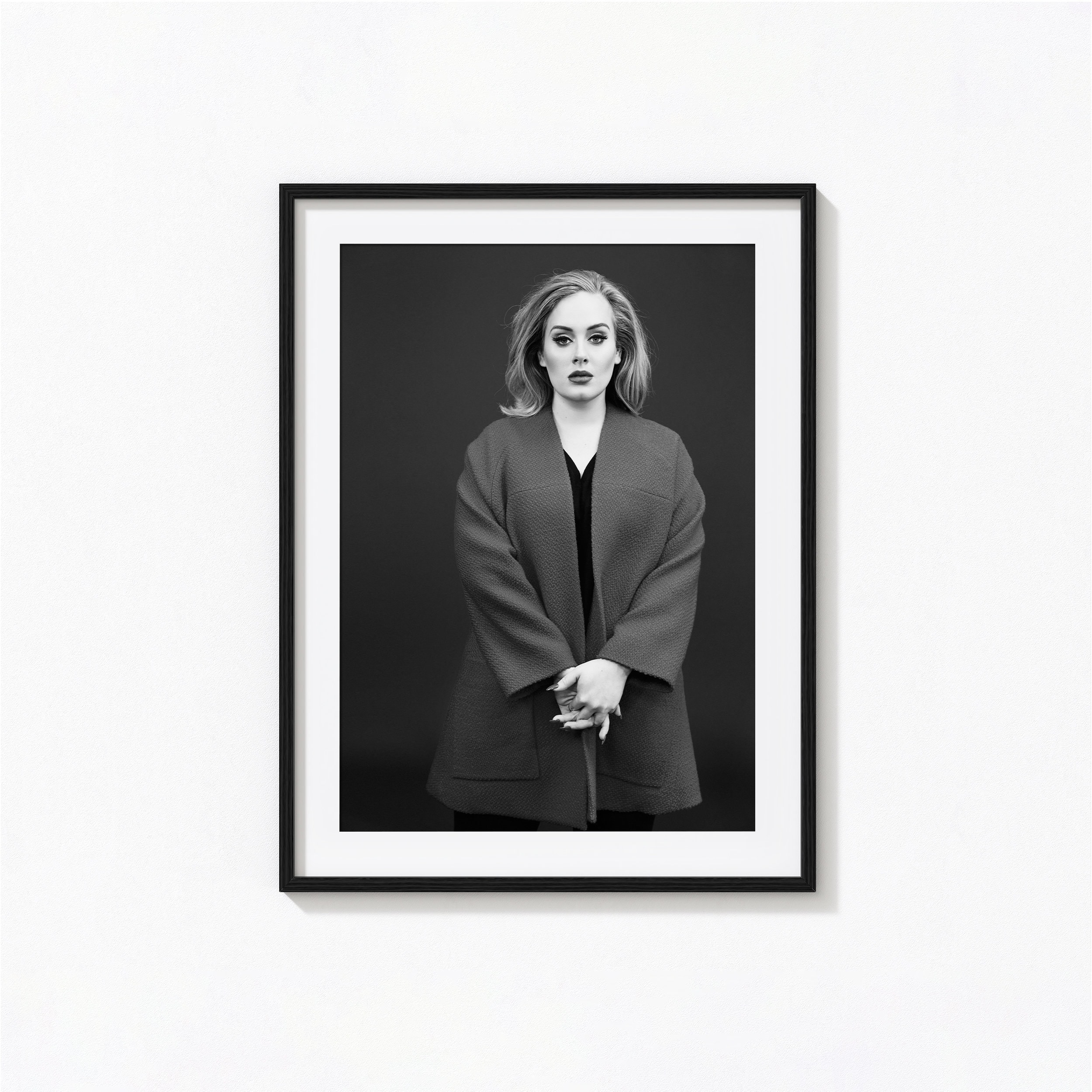Adele Posters / Adele Black and White Wall Art Album Cover - Etsy