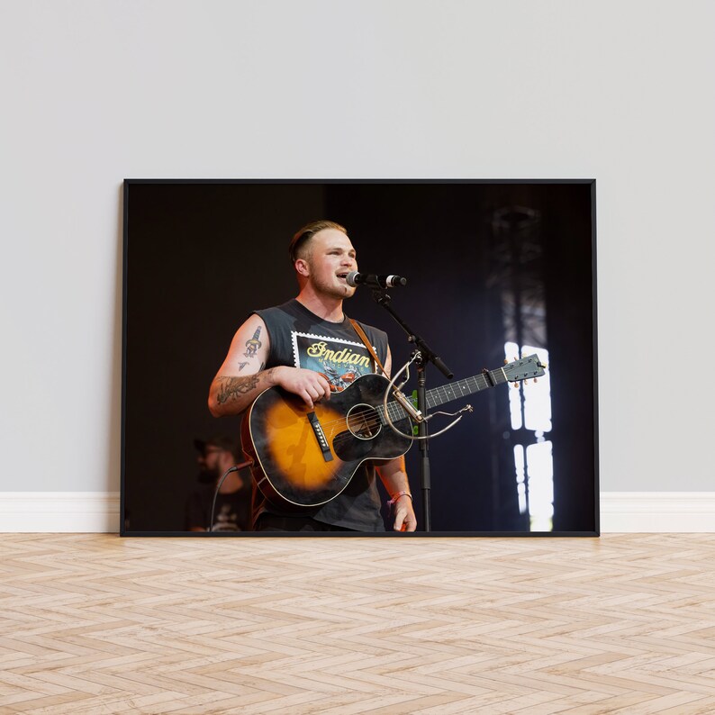 Zach Bryan Posters / Zach Bryan Black and White Wall Art, Album Cover ...