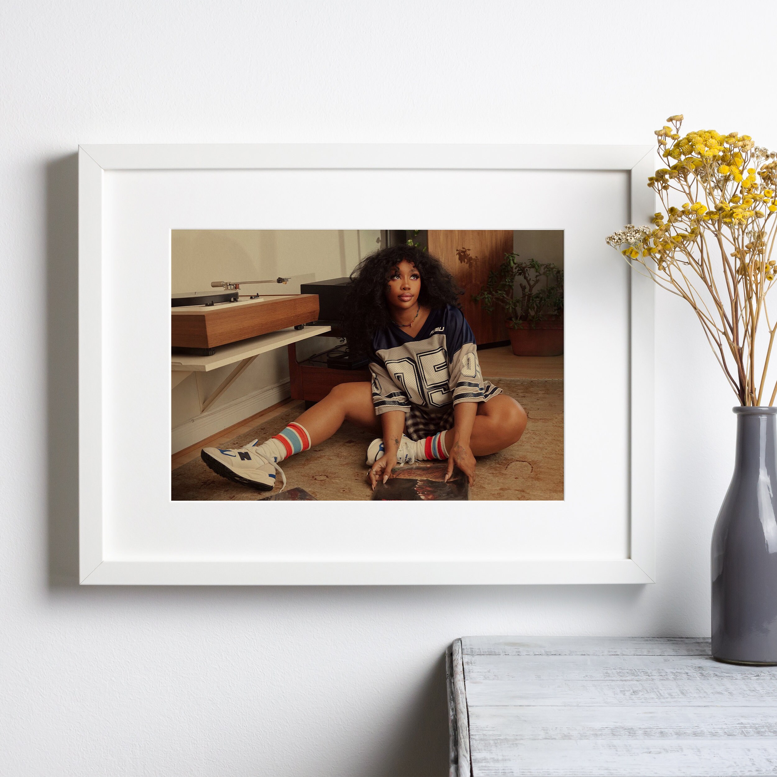 SZA Posters / SZA Black and White Wall Art, Magazine Posters, Album ...