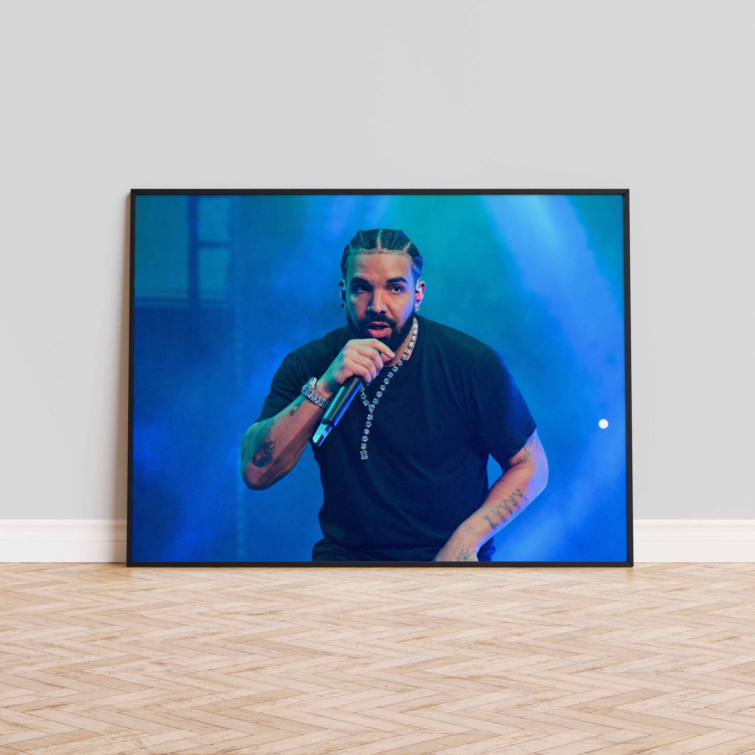 Drake Posters / Drake Black and White Wall Art, Music Poster, Home ...