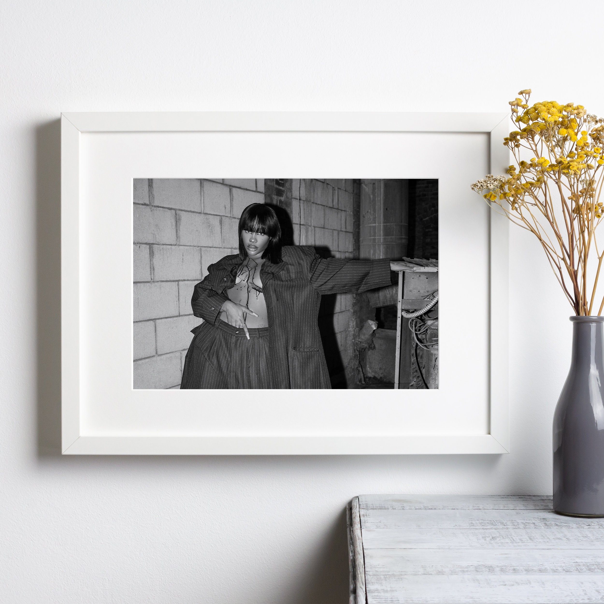 SZA Posters / SZA Black and White Wall Art, Magazine Posters, Album ...