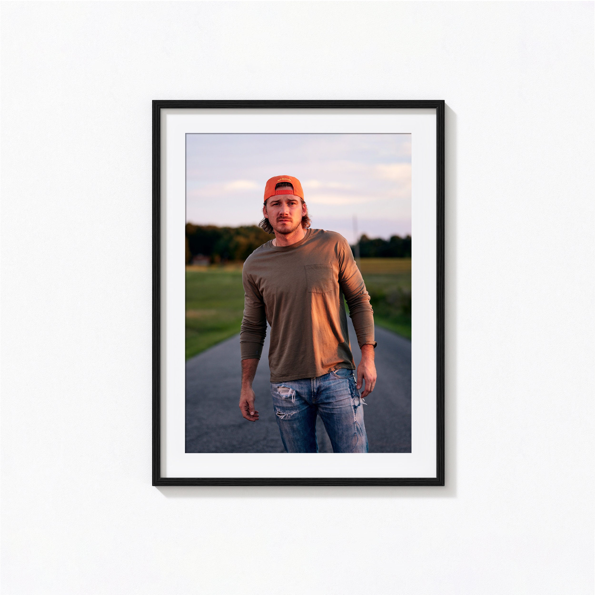 Morgan Wallen Posters / Morgan Wallen Black and White Wall Art, Album ...