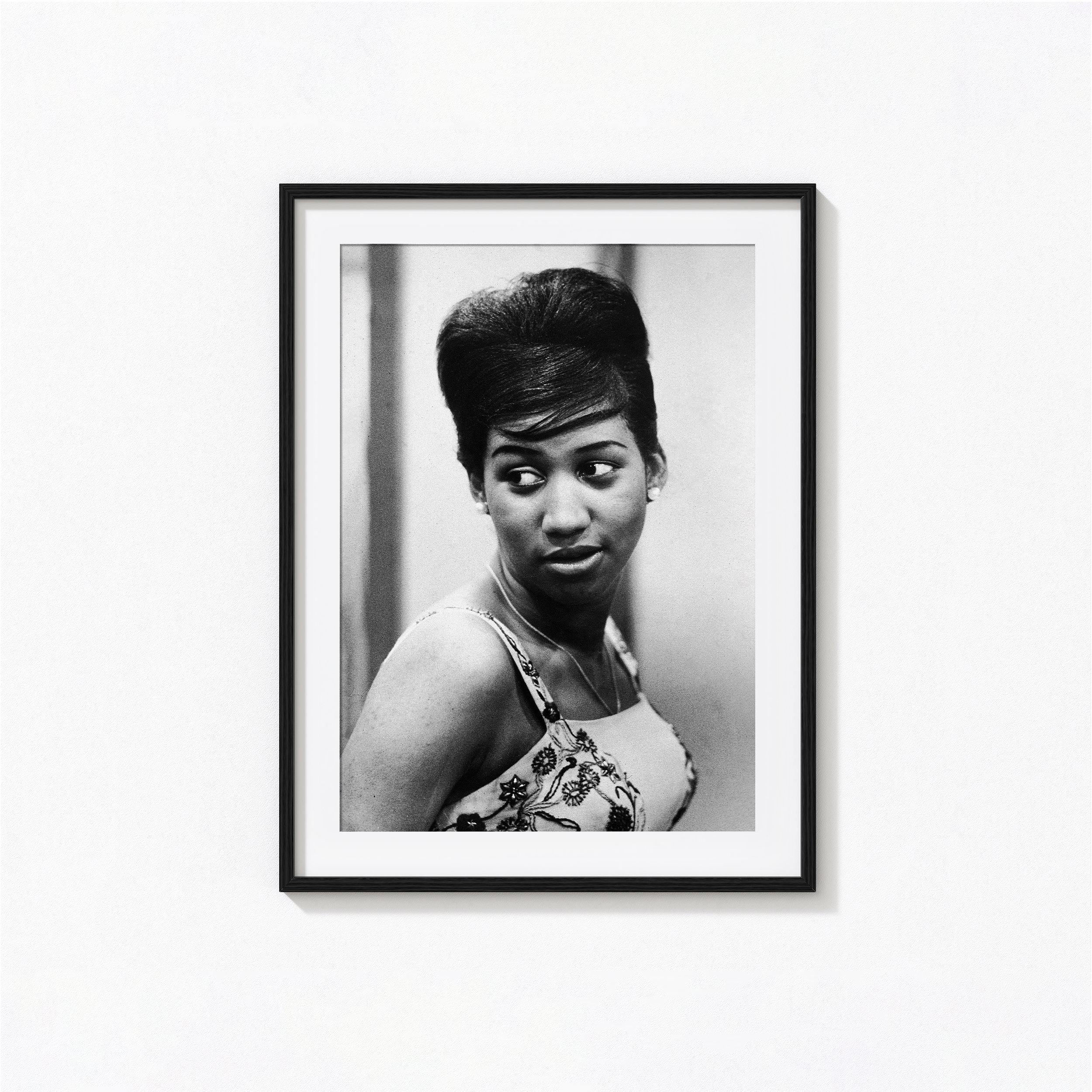 Aretha Franklin Posters / Aretha Franklin Black and White Wall - Etsy